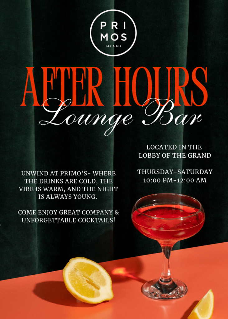 Happy Hour – Primos Restaurant